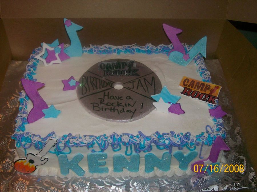 Camp Rock - CakeCentral.com