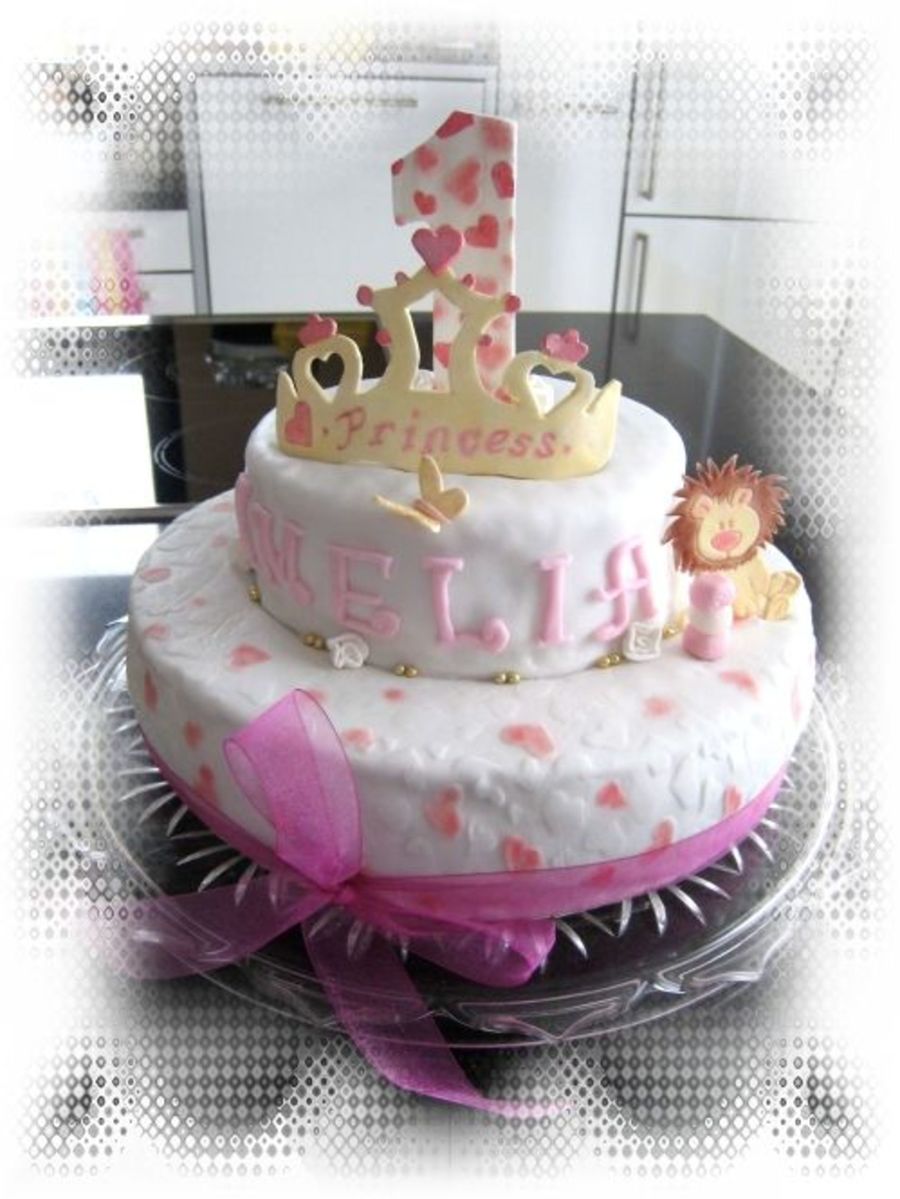 Birthday Cake For A Little Princess - CakeCentral.com