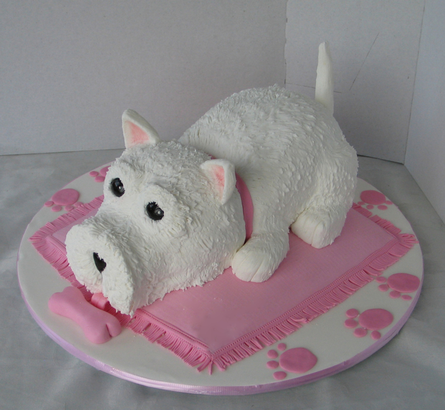 Scotty Terrier Cake - CakeCentral.com