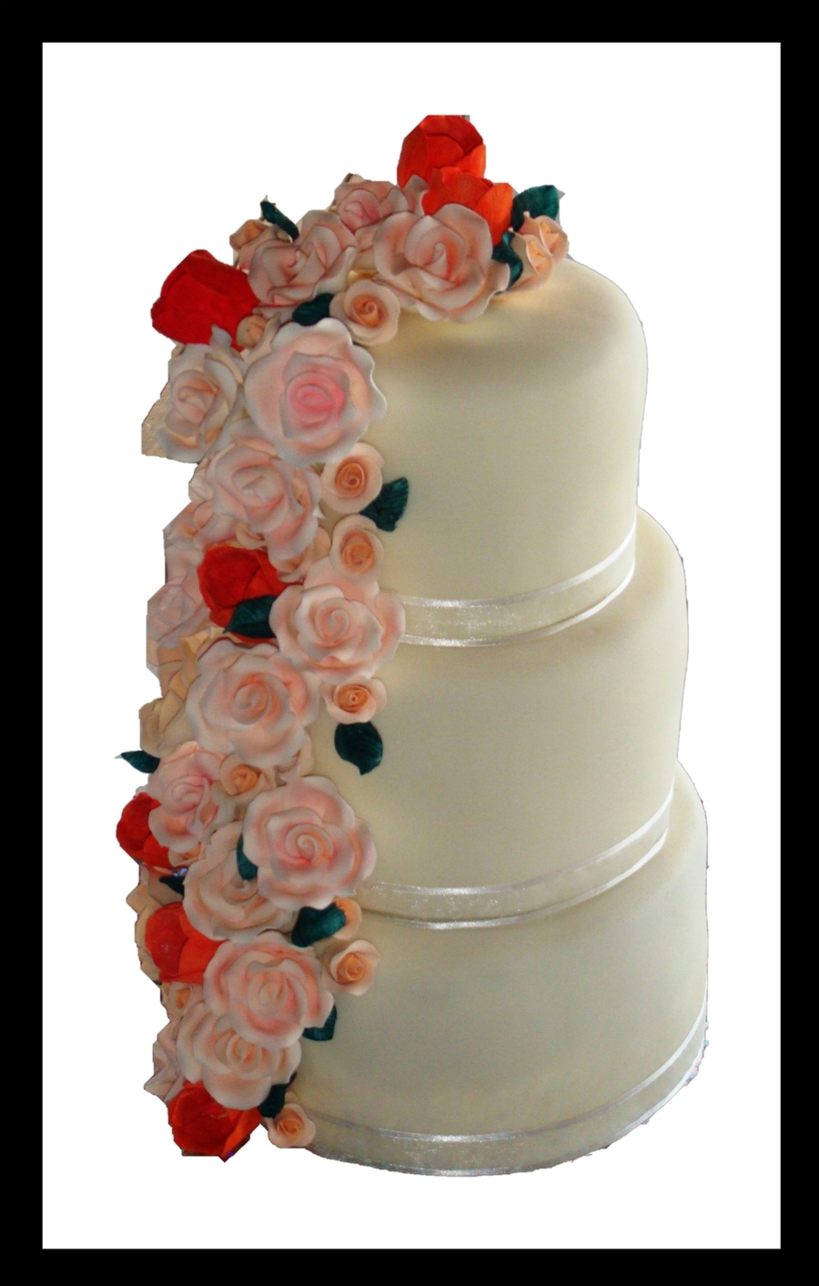 Cascading Roses - CakeCentral.com