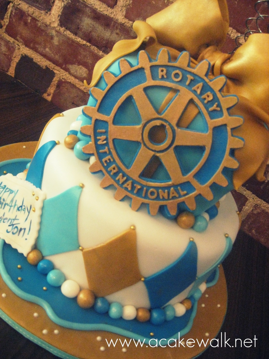 Birthday Cake For Rotary President - CakeCentral.com