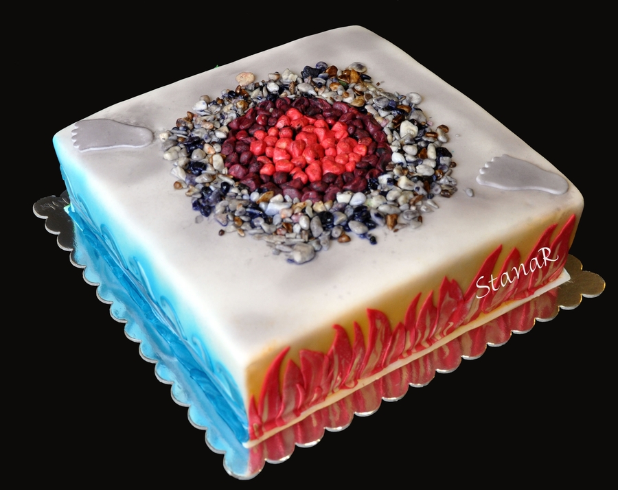 Four Elements And Firewalking - CakeCentral.com