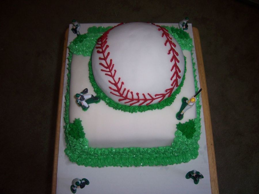 Baseball Birthday Cake - CakeCentral.com