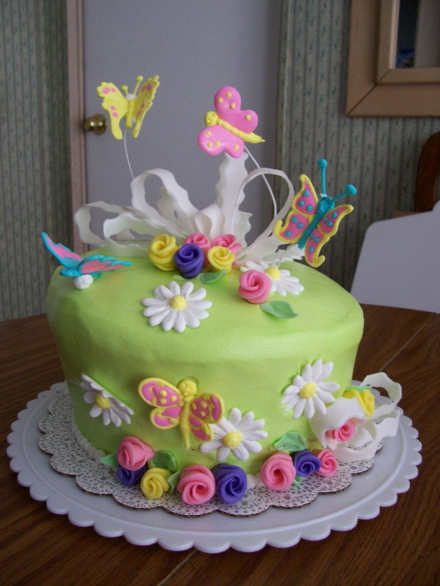Spring Cake - CakeCentral.com