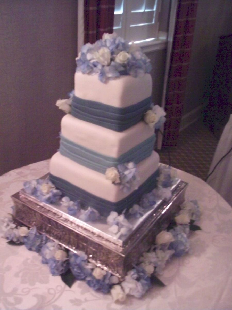 Blue Hydrangeas - CakeCentral.com