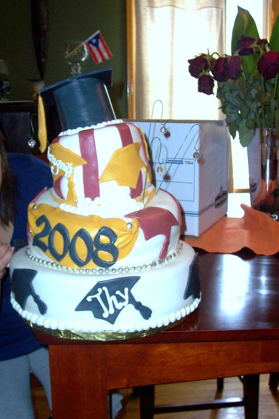 Loyola Grad Student Cake - CakeCentral.com