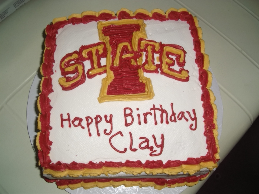 Iowa State Birthday Cake - CakeCentral.com