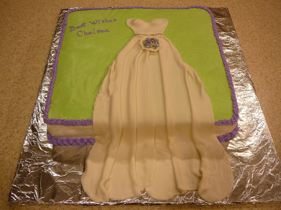 Bridal Gown Cake - CakeCentral.com