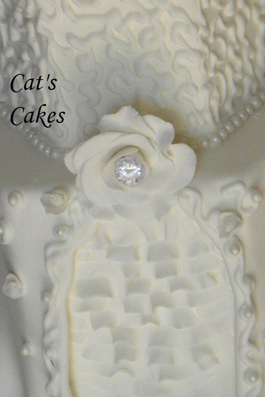 Mini Wedding Cake - CakeCentral.com