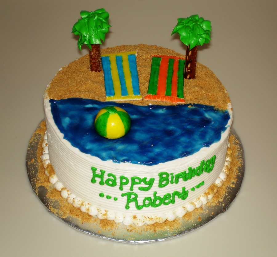 Beach Cake - CakeCentral.com