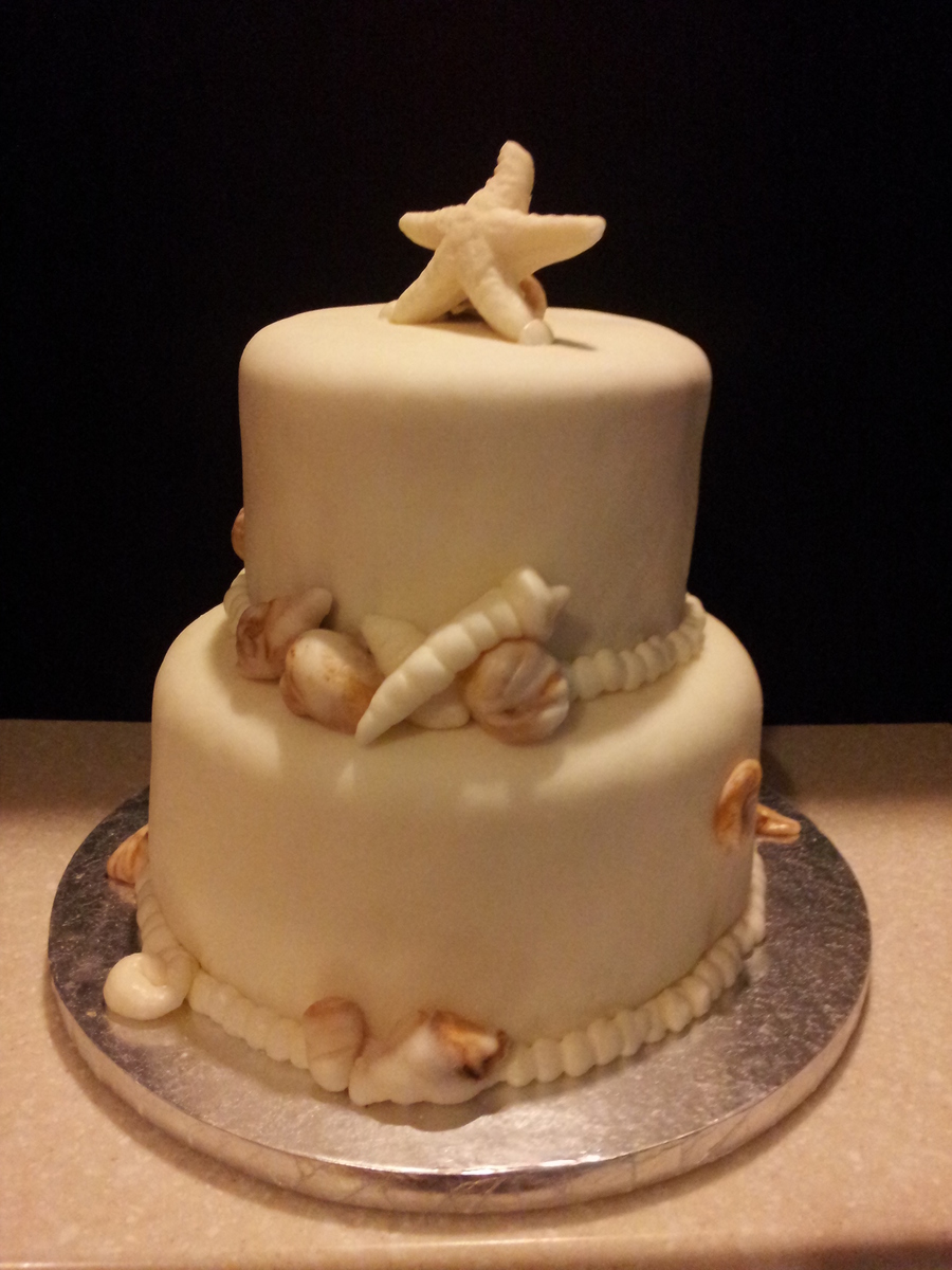 Seashell Wedding - CakeCentral.com