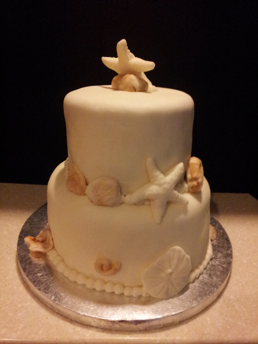 Seashell Wedding - CakeCentral.com