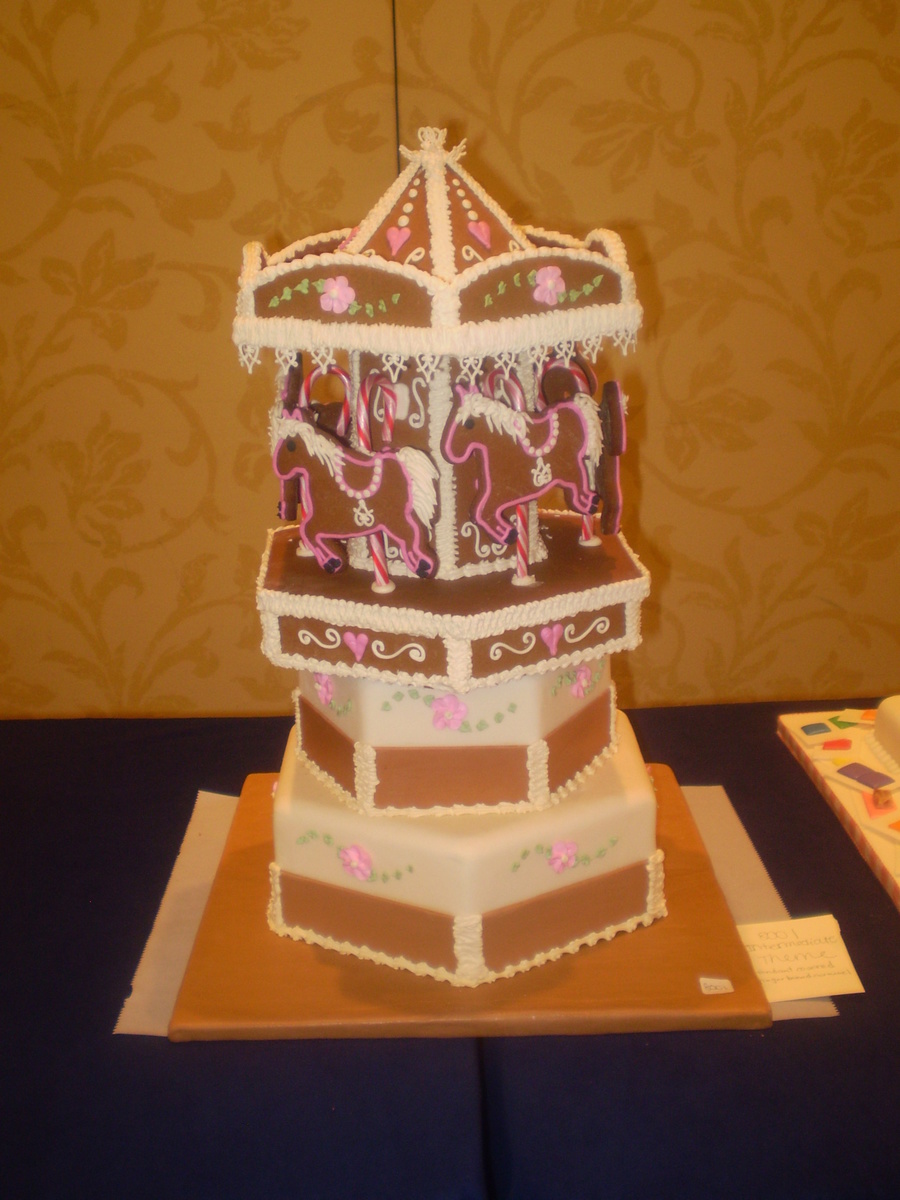 Carousel Made With Gingerbread And Cake - CakeCentral.com