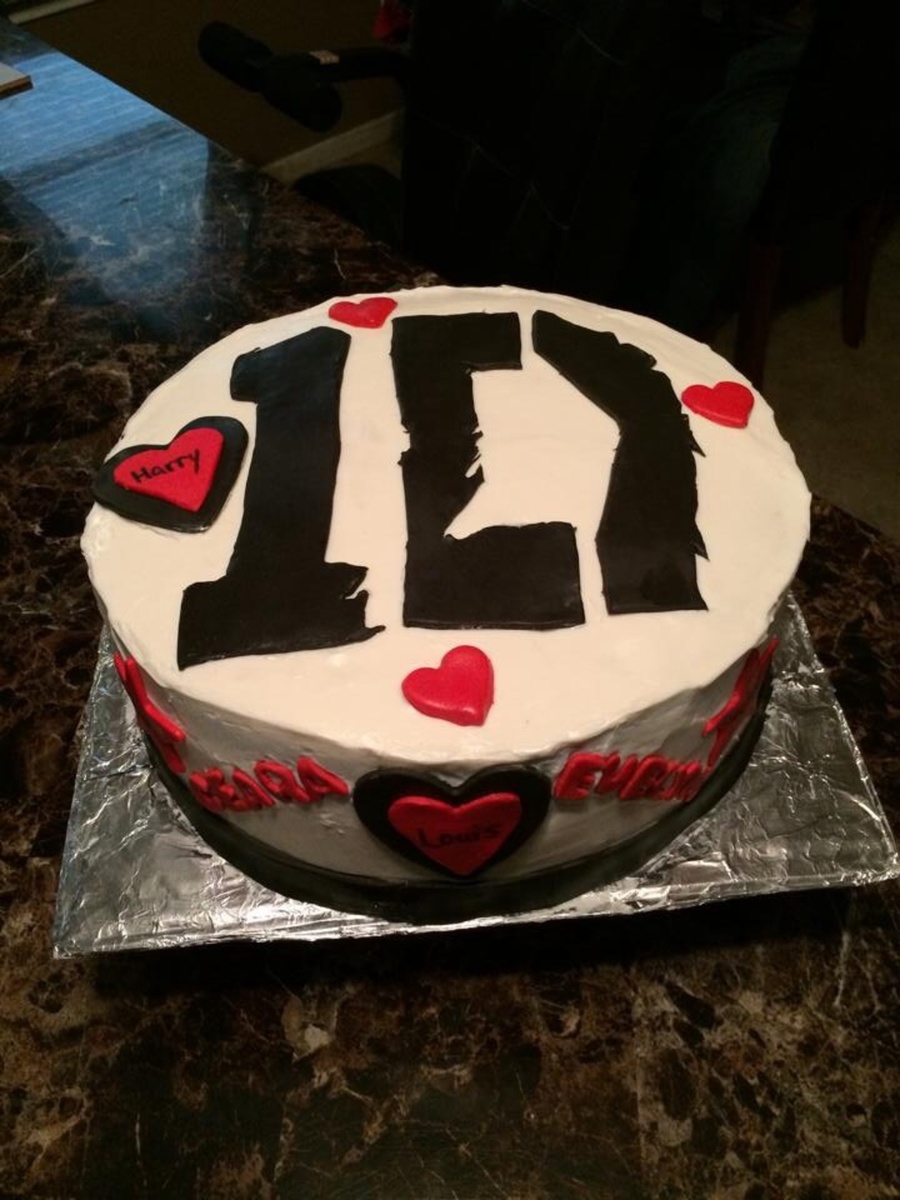One Direction Cake - CakeCentral.com