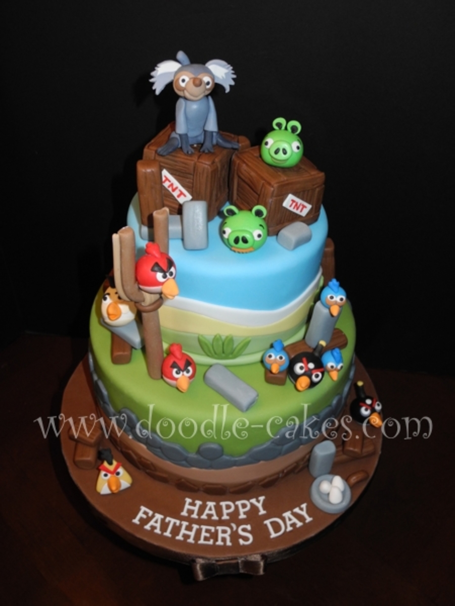 Angry Birds Father's Day - CakeCentral.com