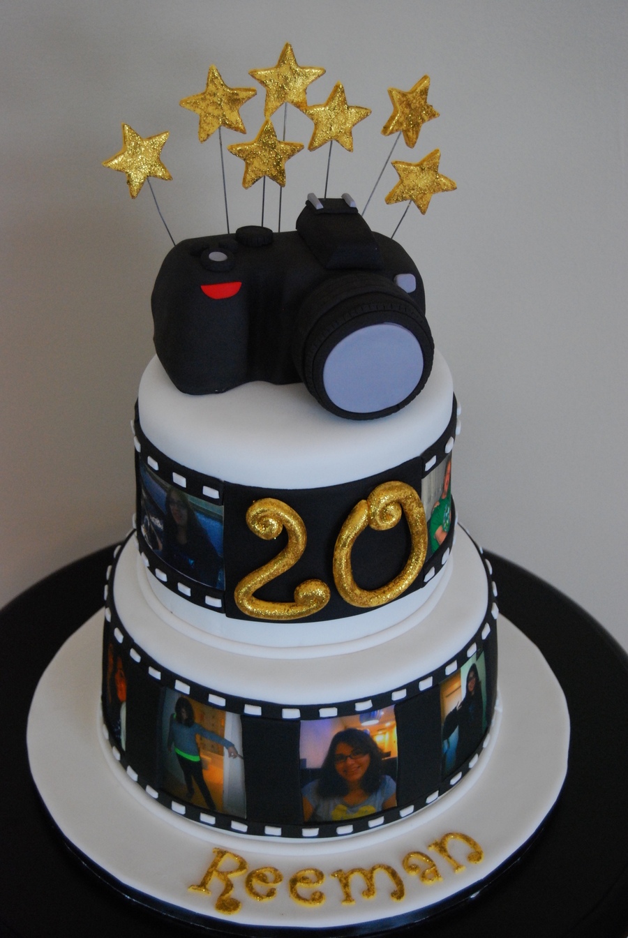 Camera And Pictures Cake - CakeCentral.com
