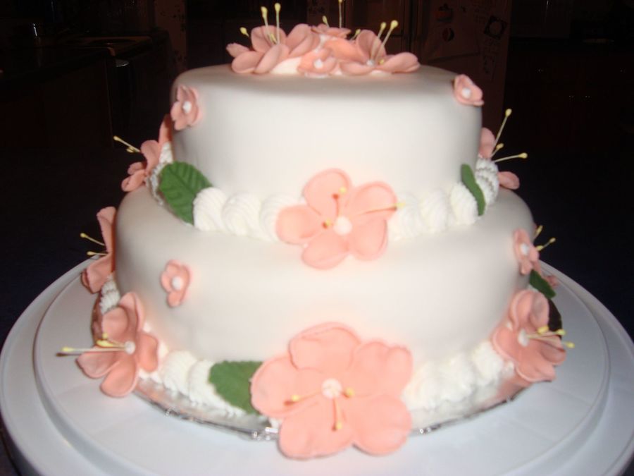 Wilton Course Three Fondant Finale Cake - CakeCentral.com