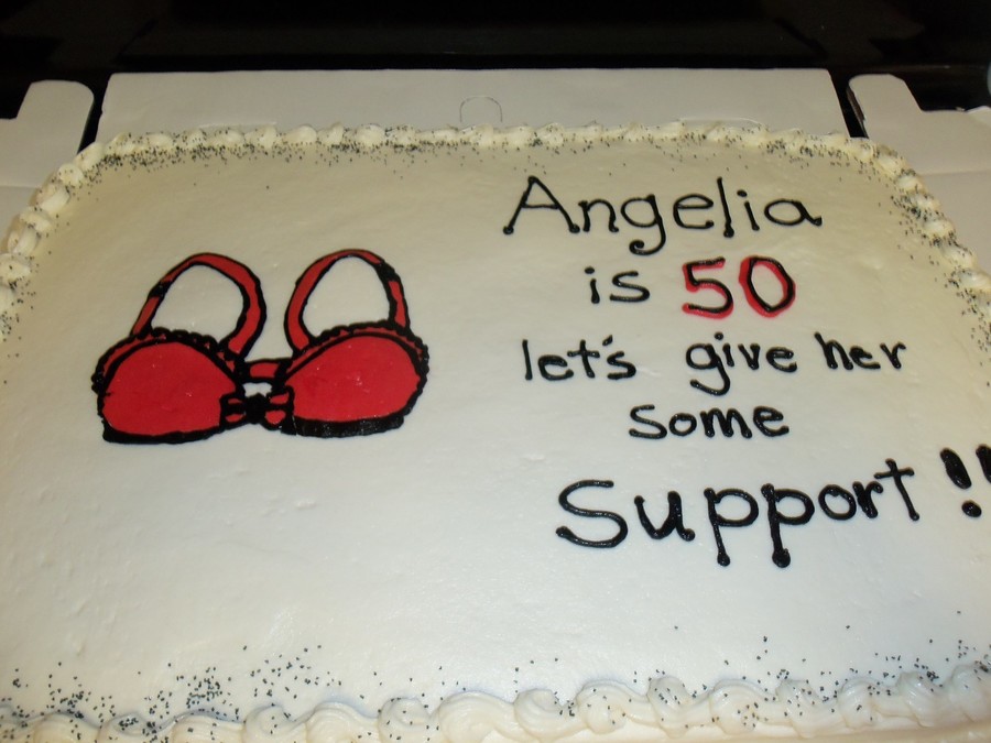 Bra Support Cake - CakeCentral.com