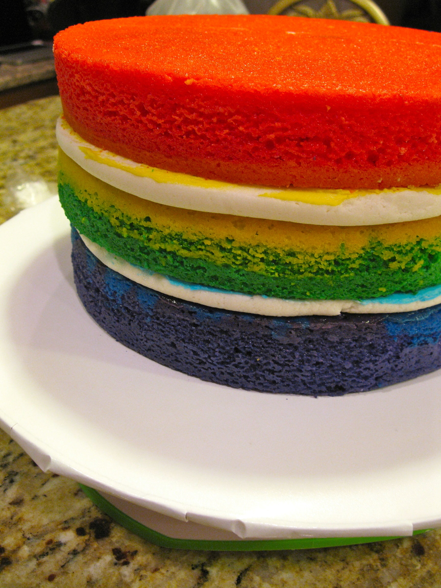 Rainbow Cake - CakeCentral.com