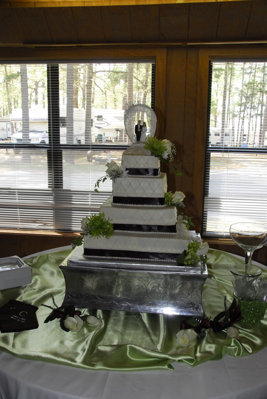 Second Wedding Cake - CakeCentral.com