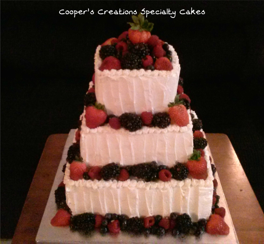 Berry Wedding - CakeCentral.com