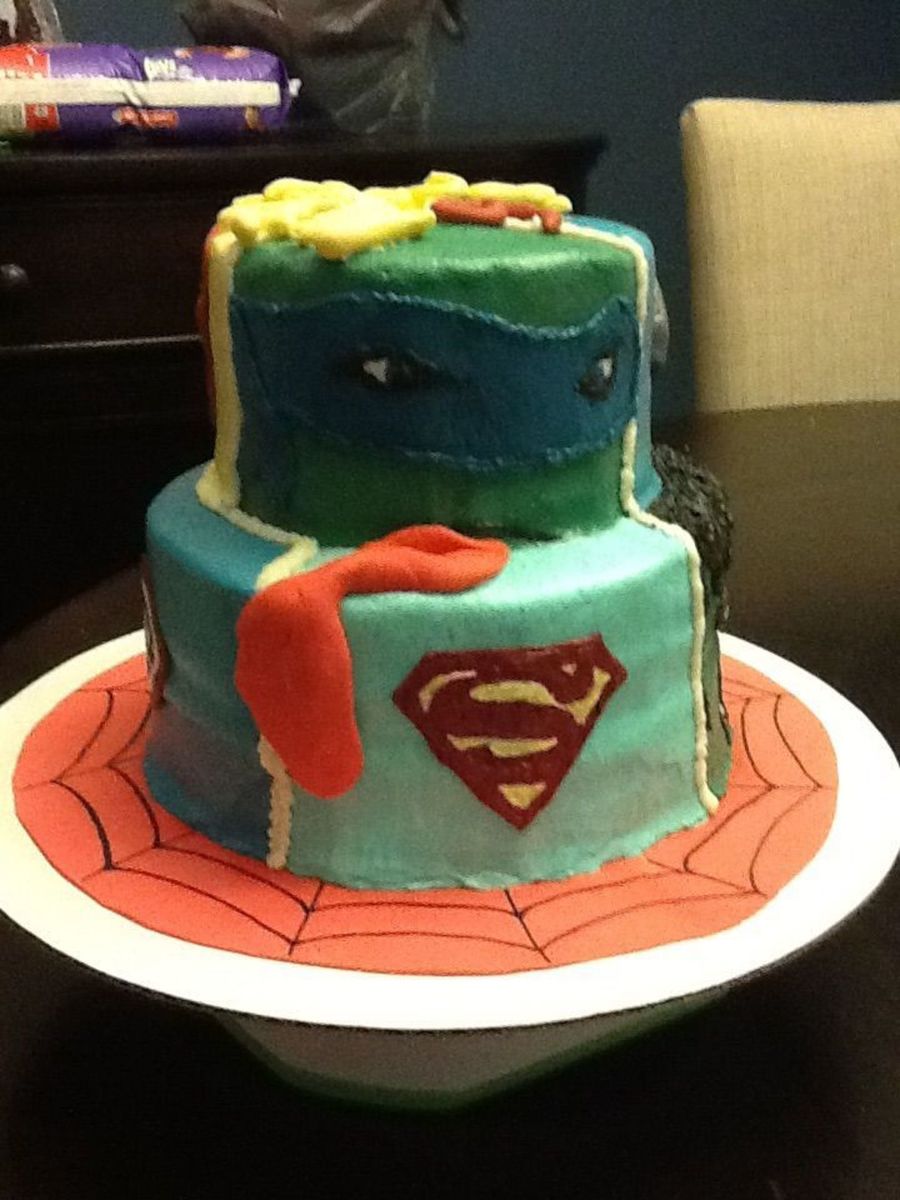 Superhero Cake - CakeCentral.com
