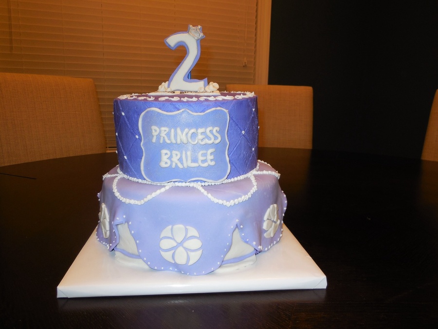 Princess Sofia Cake - CakeCentral.com