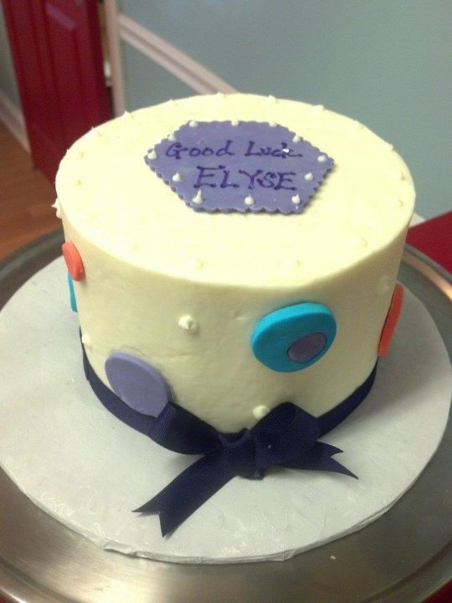 Polka Dot Cake - CakeCentral.com