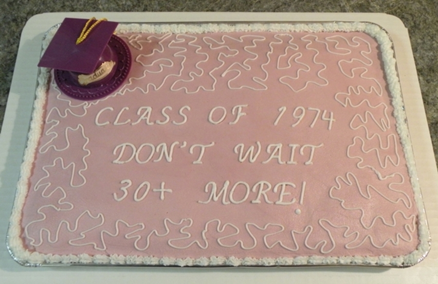 Class Reunion Cake - CakeCentral.com