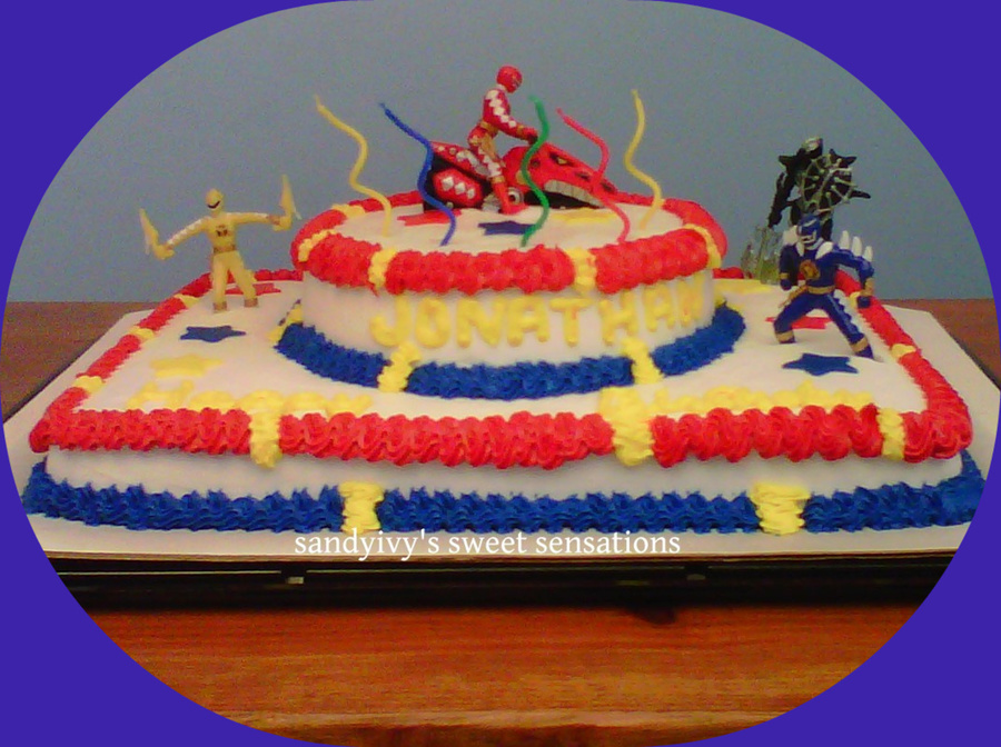 Power Ranger Cake - CakeCentral.com
