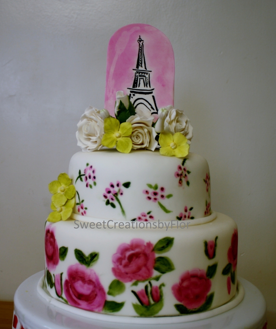 Paris In Spring Cake - CakeCentral.com