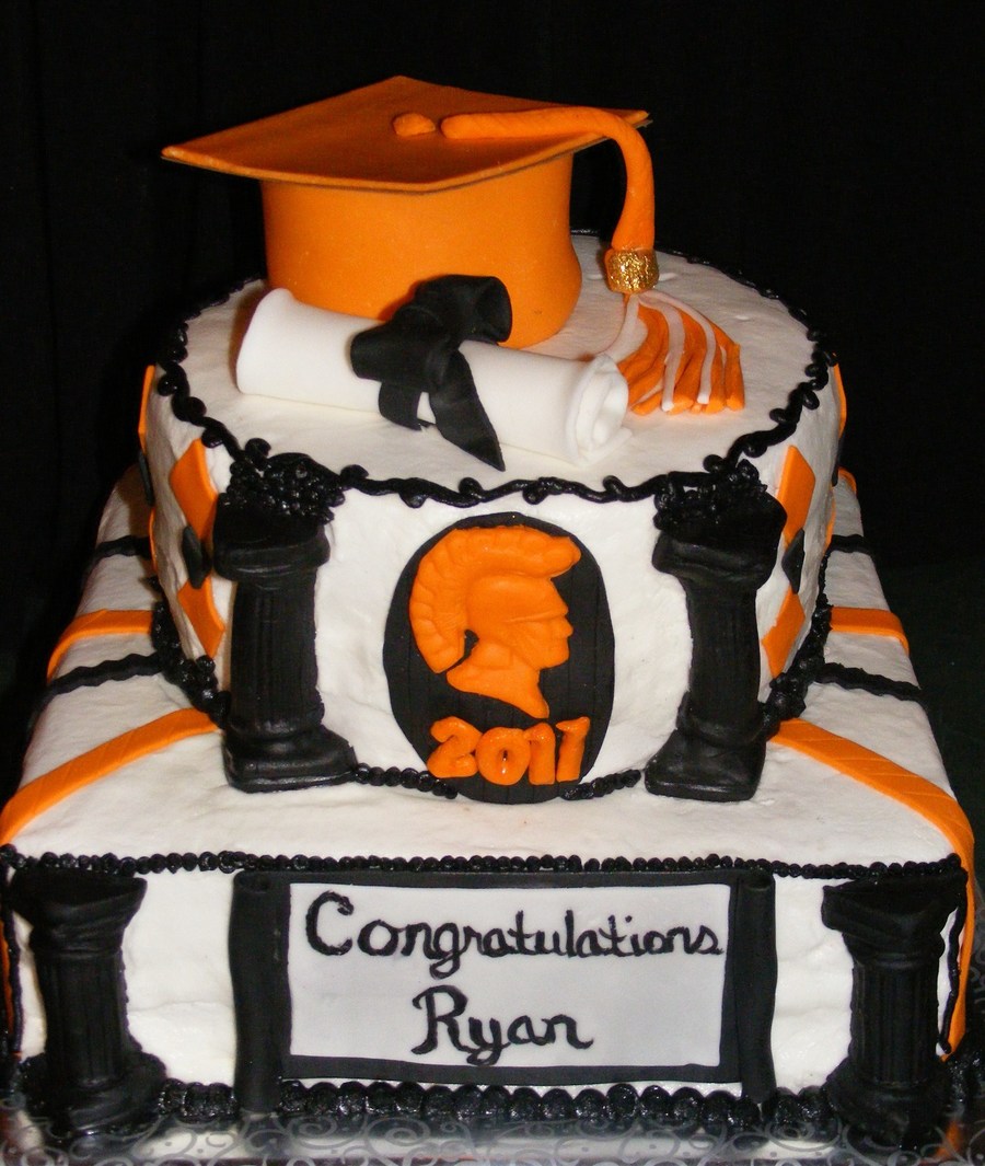 Trojan Graduation Cake - CakeCentral.com