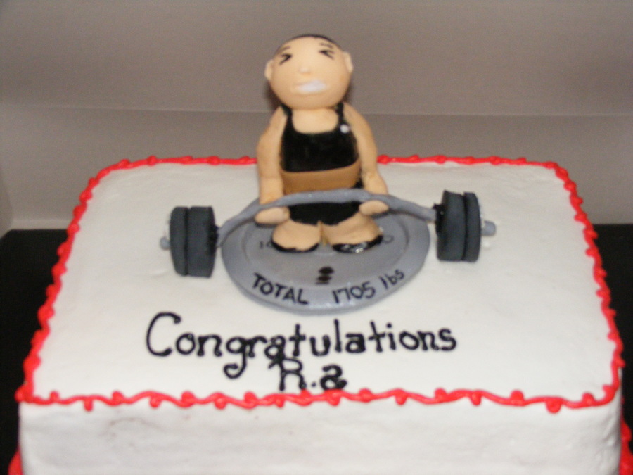 Weightlifter - CakeCentral.com