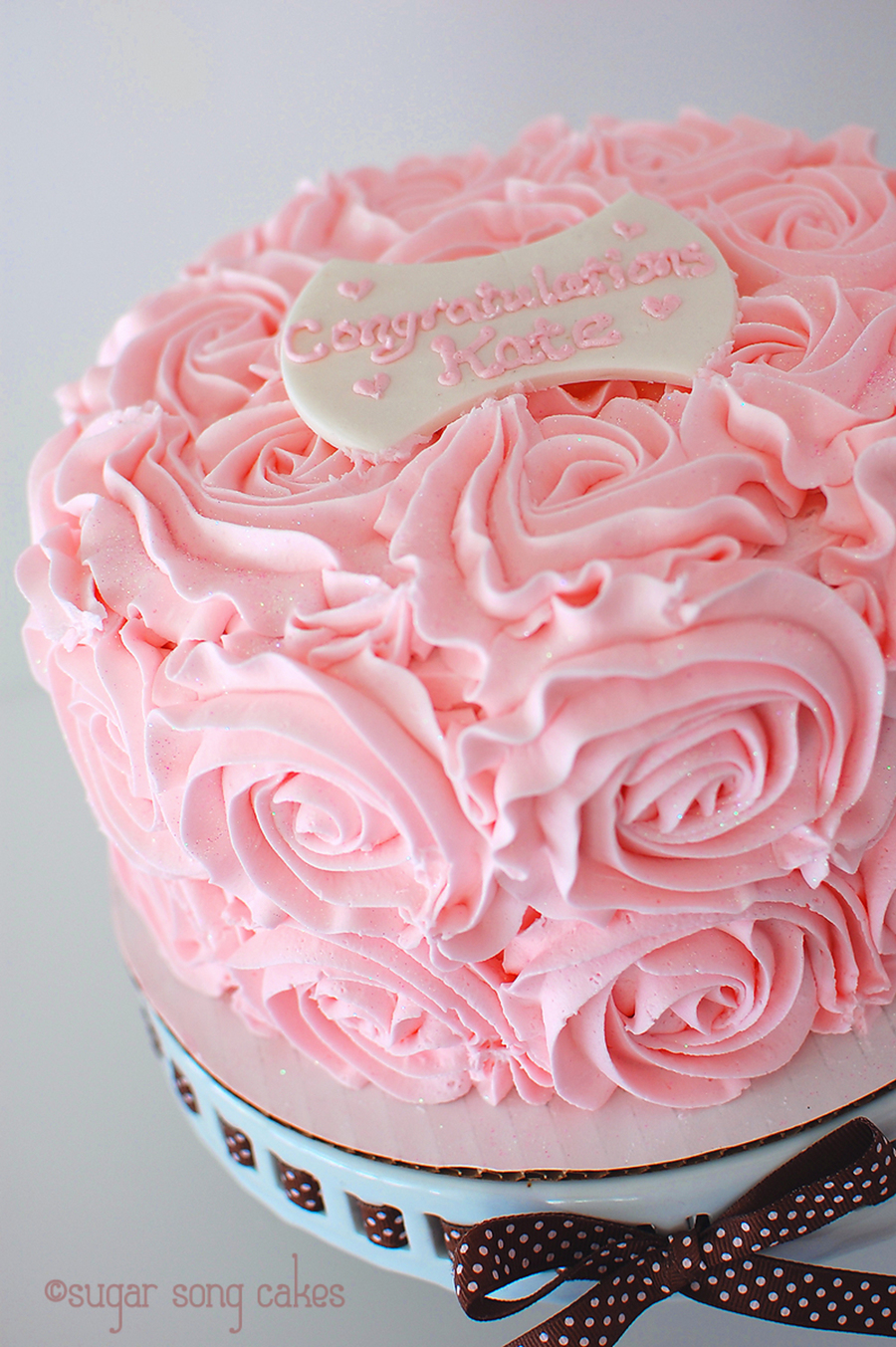 Just Another Rosette Cake - CakeCentral.com