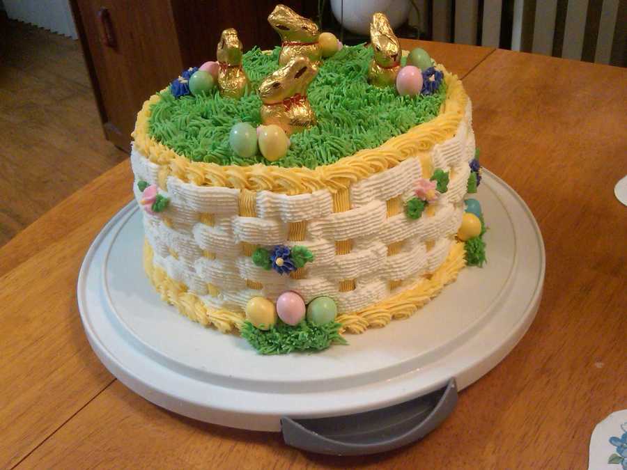 Easter Basket Cake - CakeCentral.com