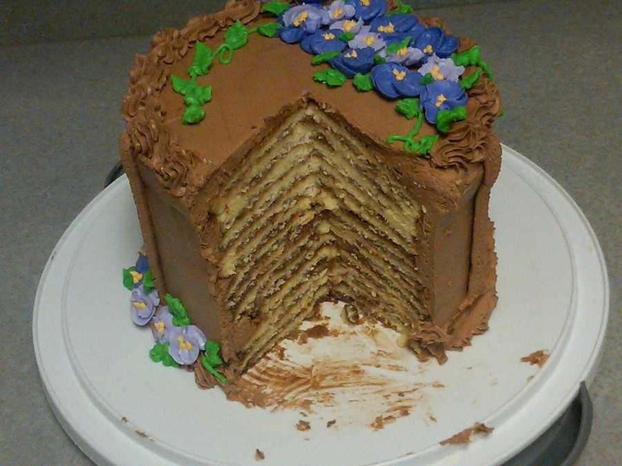 Fourteen Layer Cake! - CakeCentral.com