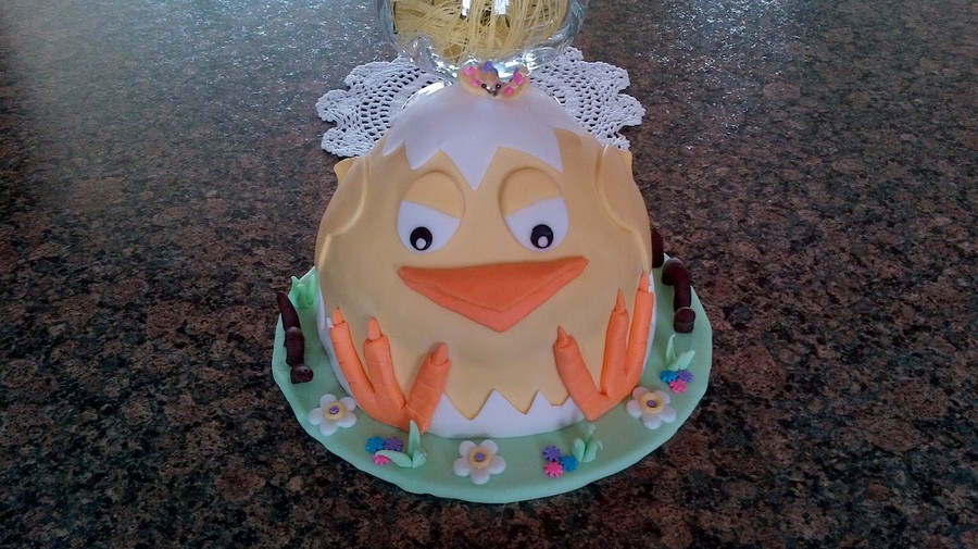 Easter Chick - CakeCentral.com