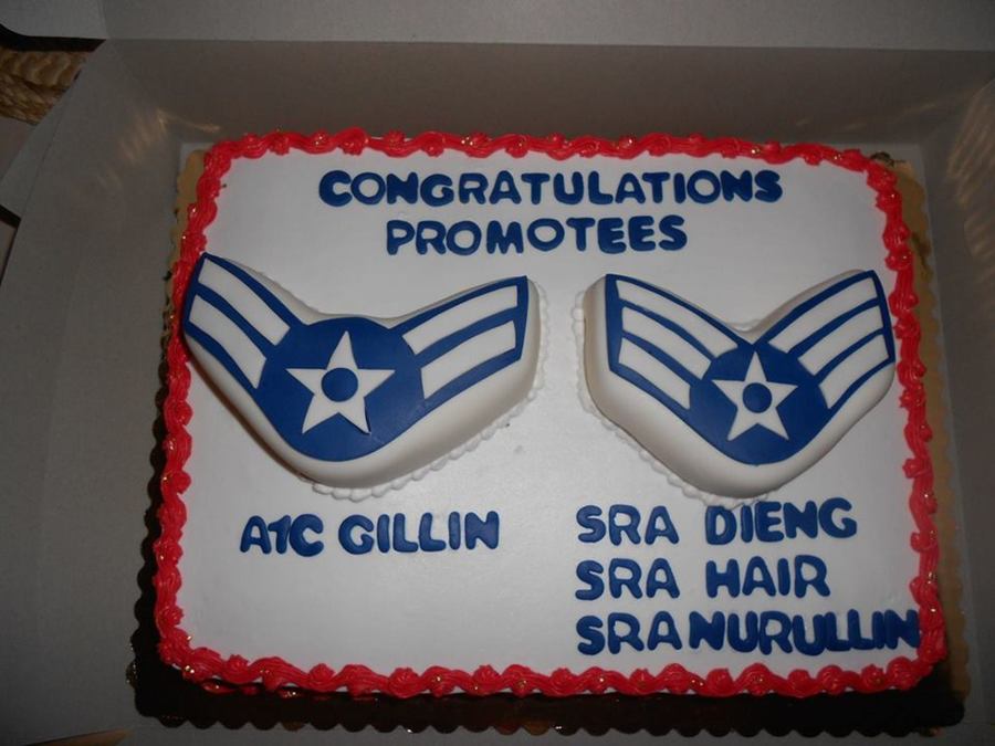 Military Promotion - CakeCentral.com