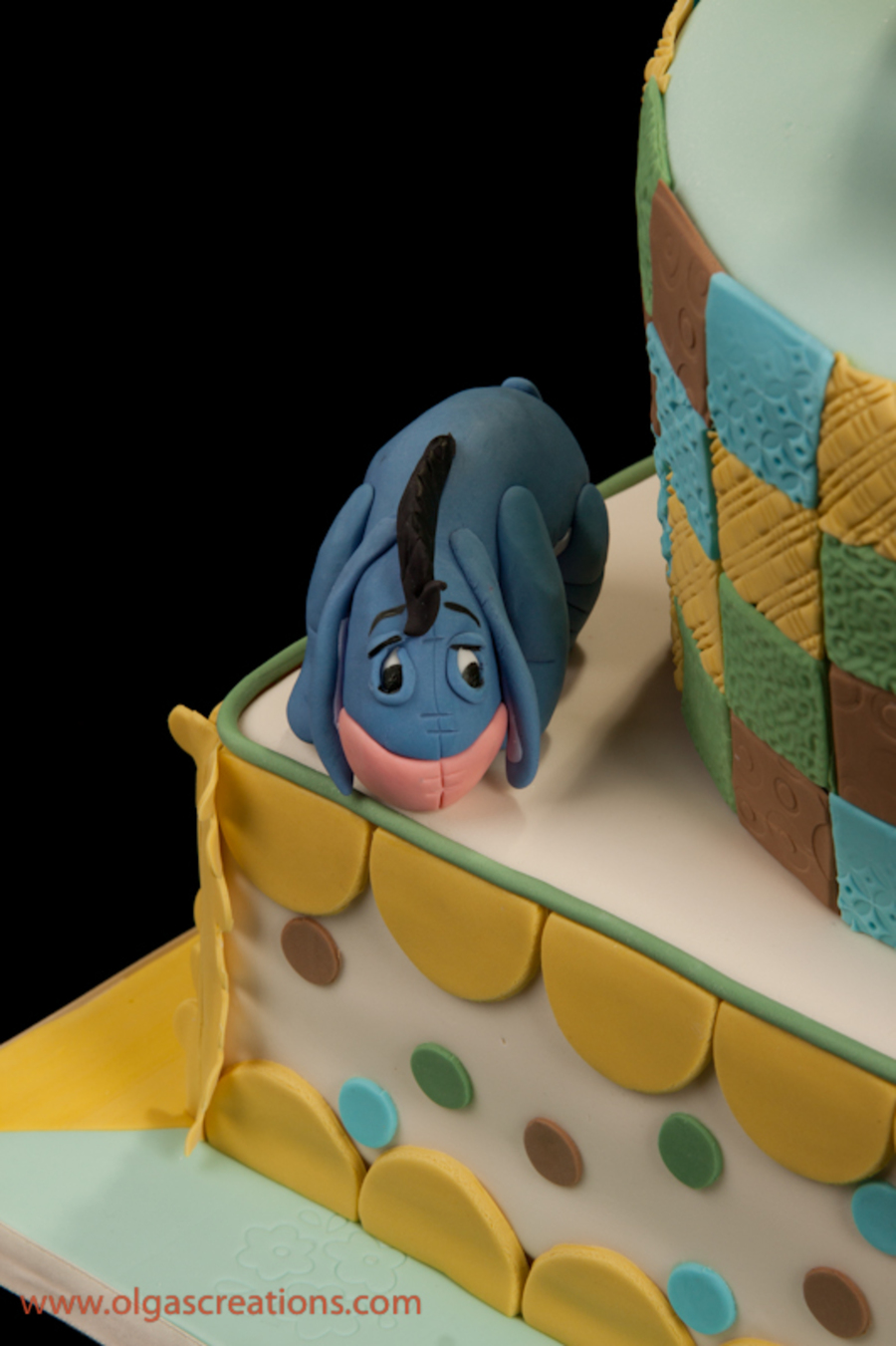 Winny The Pooh Baby Shower Cake - CakeCentral.com