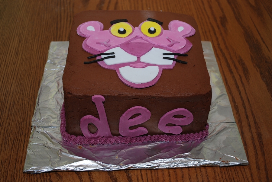 Pink Panther Cake - CakeCentral.com