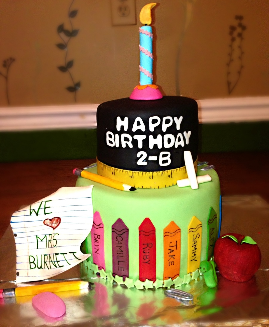 Classroom Cake - CakeCentral.com