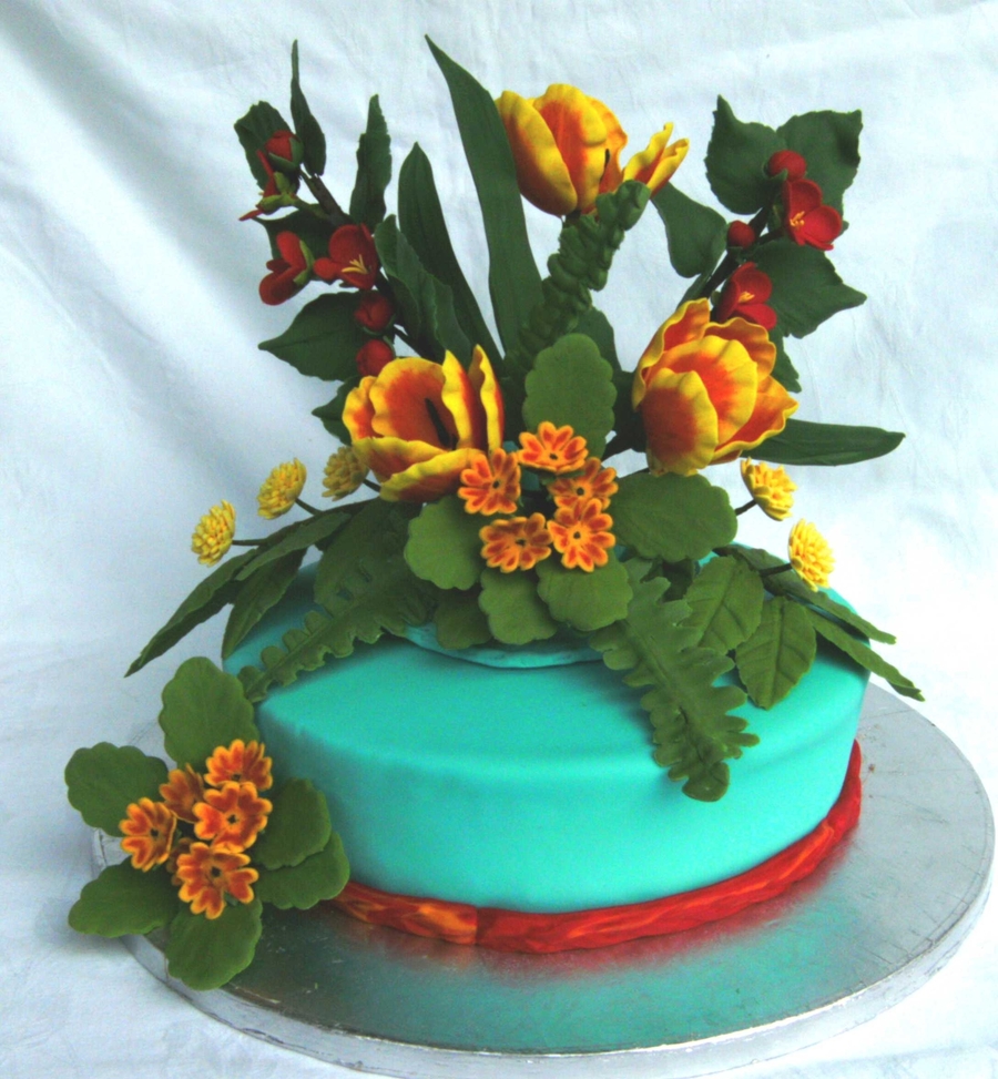 Spring Cake - CakeCentral.com