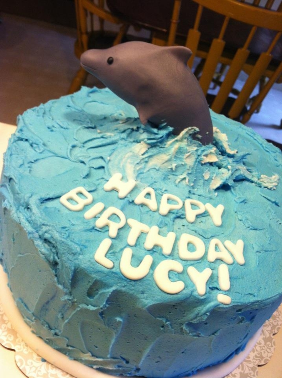 Dolphin Birthday Cake - CakeCentral.com