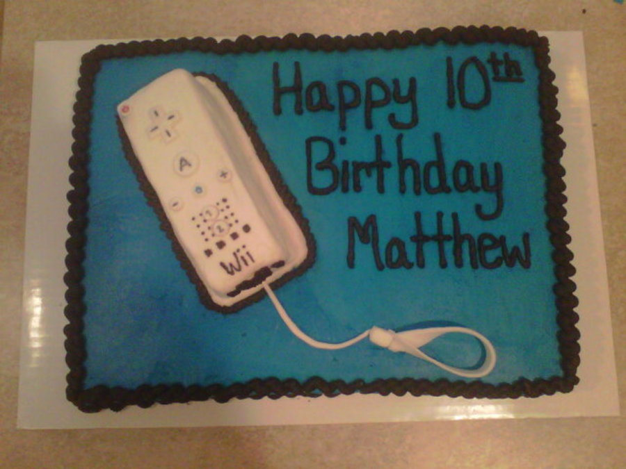 Wii Controller - CakeCentral.com