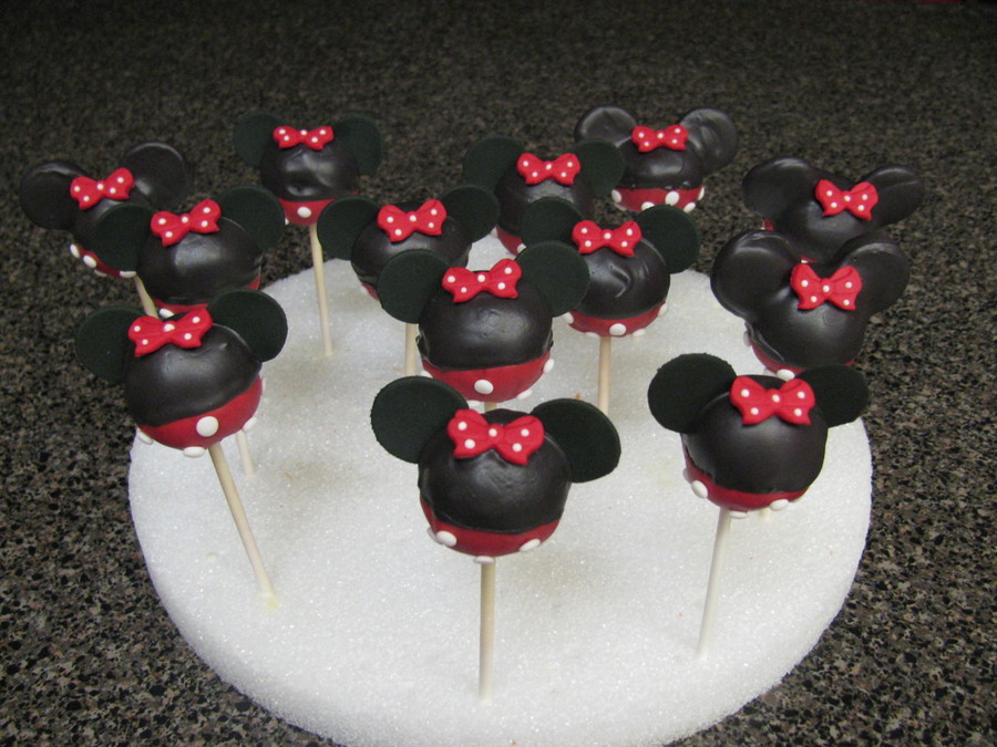 Mini Mouse Cake Pops - CakeCentral.com