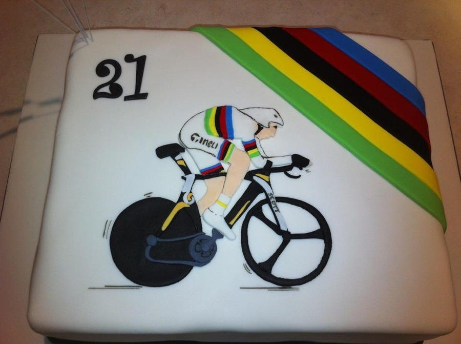 Cyclist Cake - CakeCentral.com