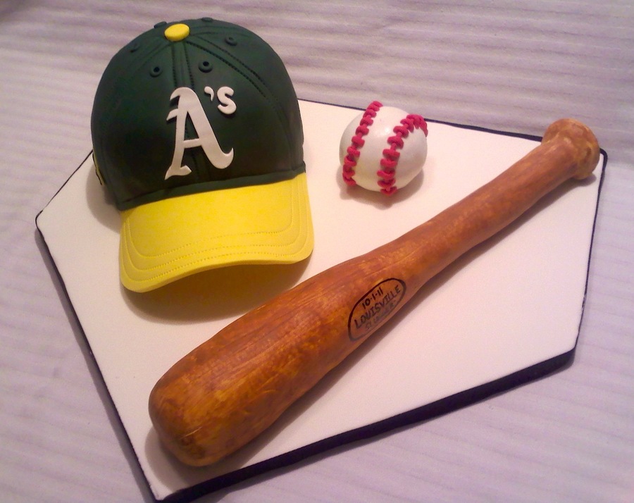 Oakland A's Baseball Hat - CakeCentral.com
