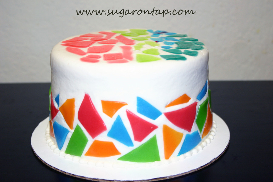 Mosaic Candy Cake - CakeCentral.com