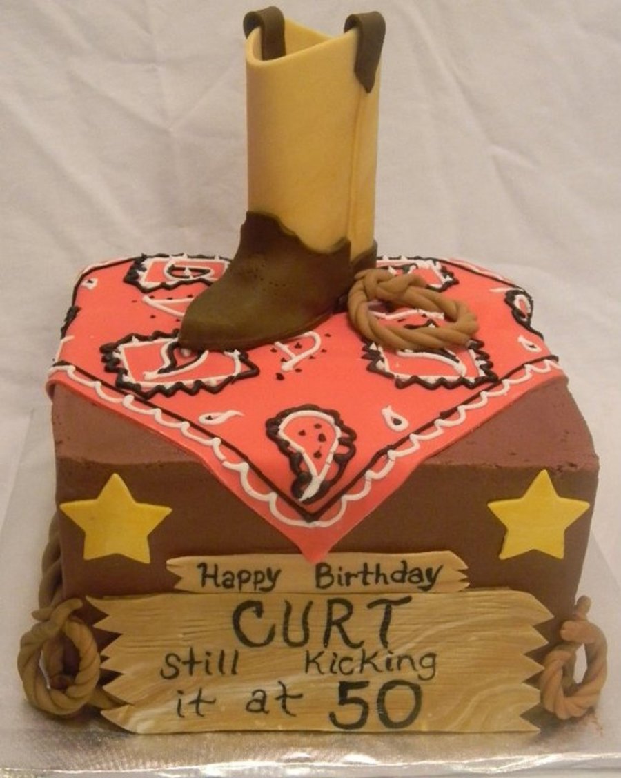 Cowboy Boot - CakeCentral.com