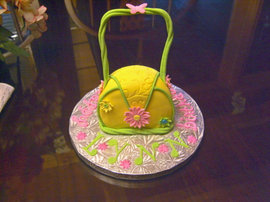 First Mini Purse Cake - CakeCentral.com